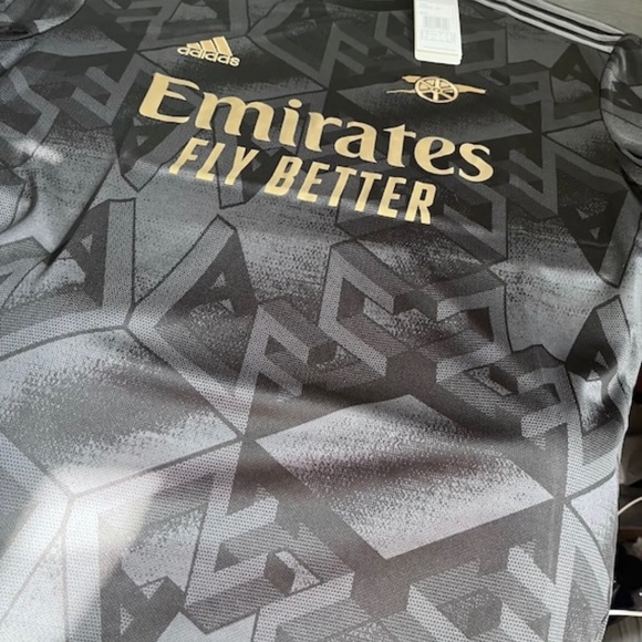 Shirts | Arsenal Black Jersey | Poshmark